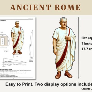 Ancient Rome Cutout Figures, Classroom Teaching Resource, Printable ...