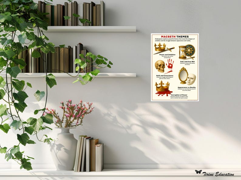 Exploring Macbeth: A Printable Six-poster Teaching Resource for English ...
