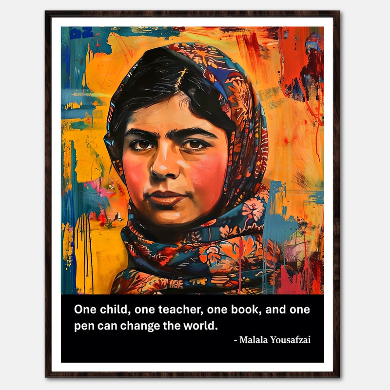 Malala Yousafzai - Etsy