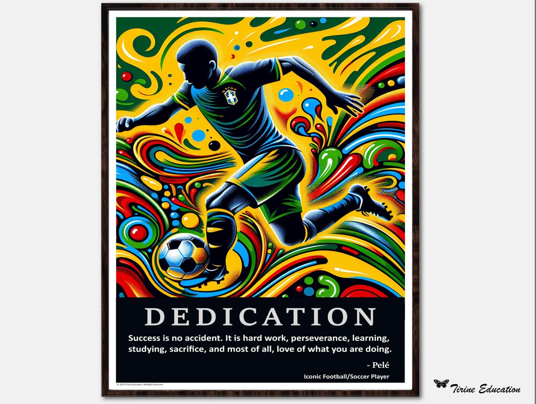 Classroom Poster, Motivational Poster, Soccer, Football, Inspirational ...