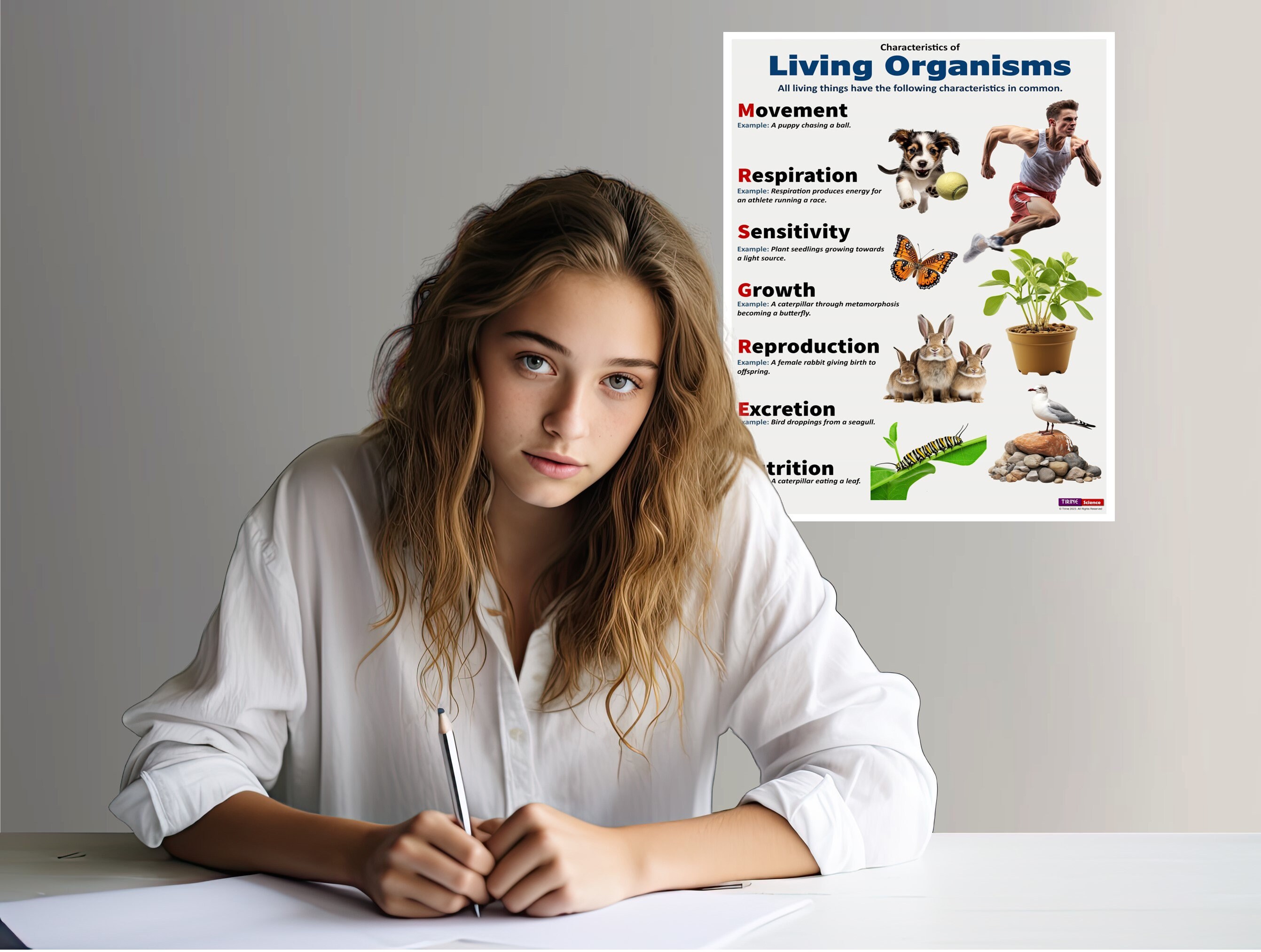Living Things Poster Middle School Science Biology - Etsy
