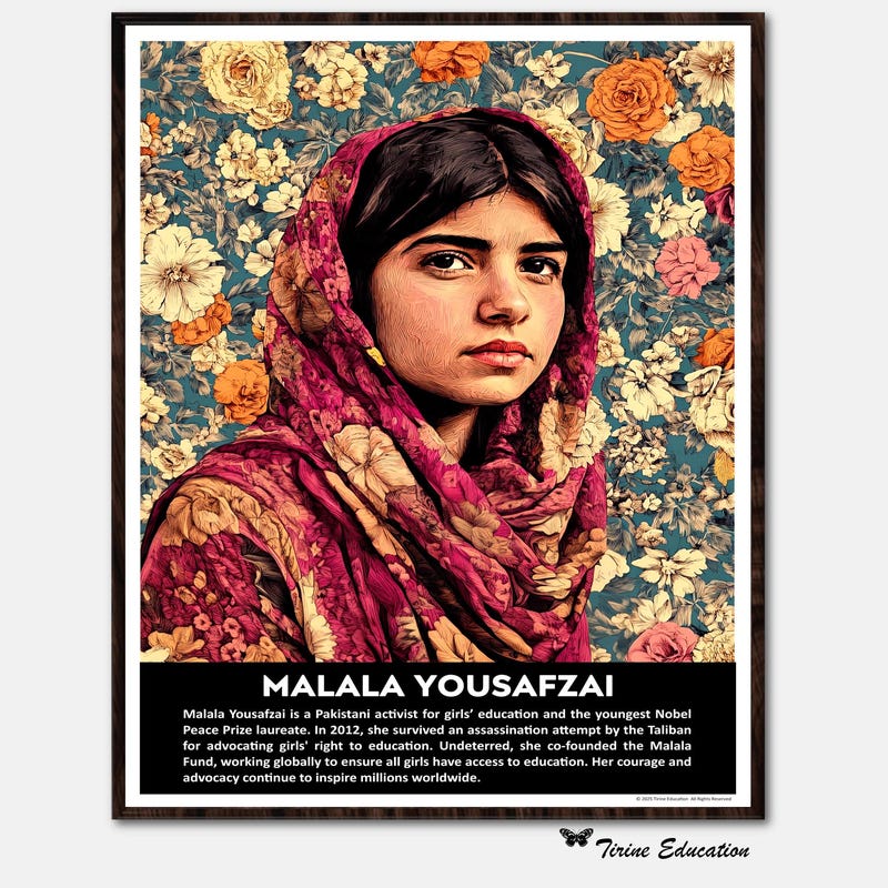 Malala Yousafzai - Etsy