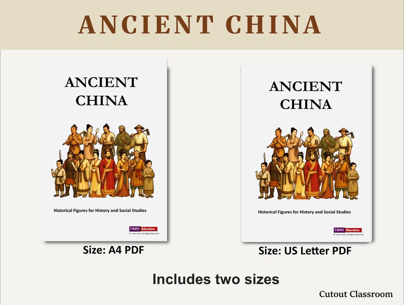 Ancient China Printable Paper Model Set, Printable Models, Historical ...