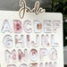 Boho Custom Alphabet Puzzle, Toddler Gift, Kids Educational Gift, Name ...
