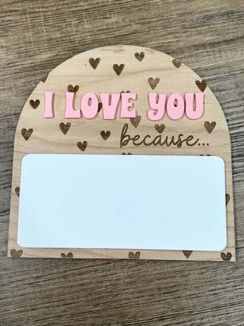 I Love You Sign, Valentine's Day, Dry Erase Sign, Love Note, I Love You ...