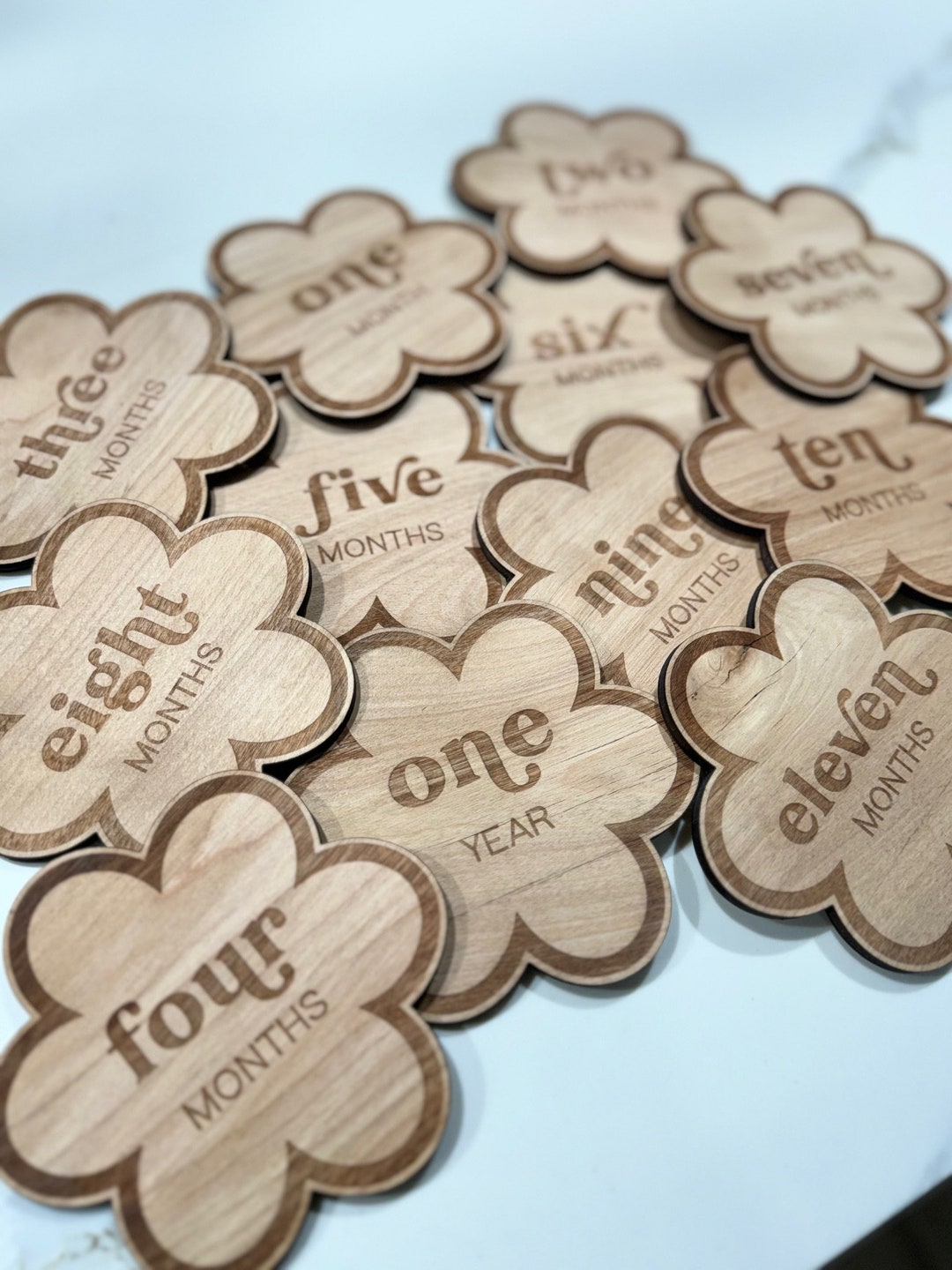 Baby Milestone, Flower Monthly Milestone, Baby Girl Milestone, Monthly ...