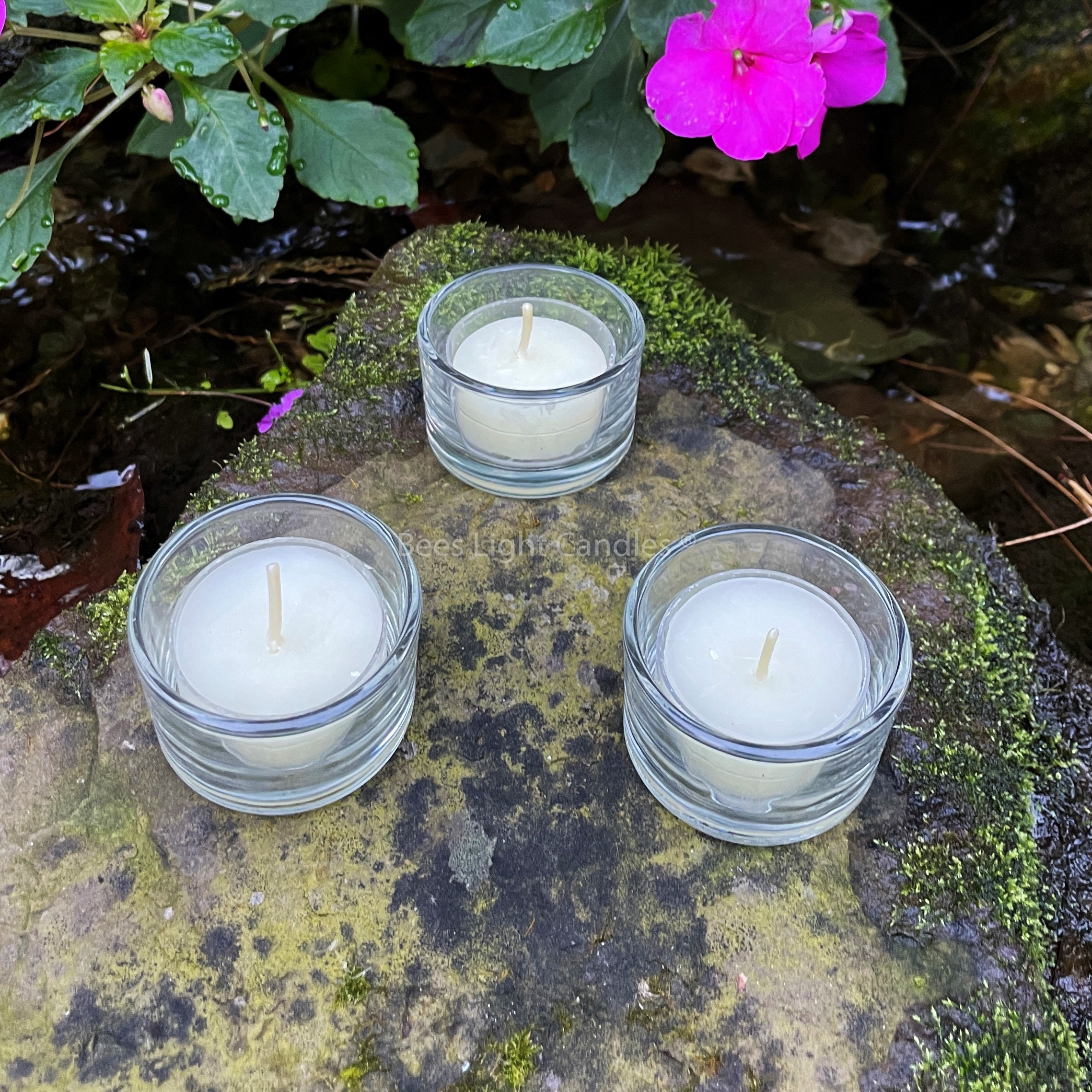 Glass Tealight Holders / Clear Containers / Tea Light Candle Holder ...