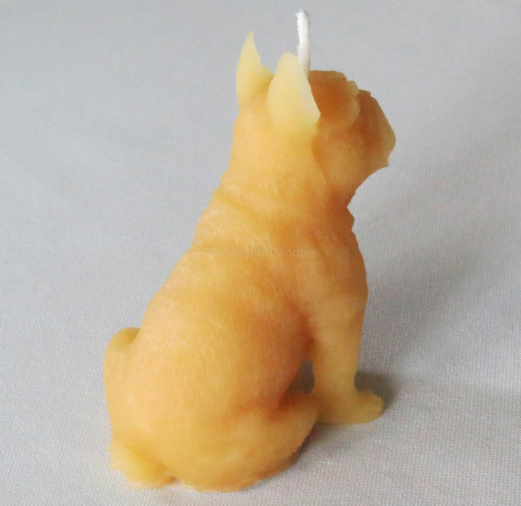 Puppy Dog 100% Pure Beeswax Candle / Handcrafted in USA / All Natural ...