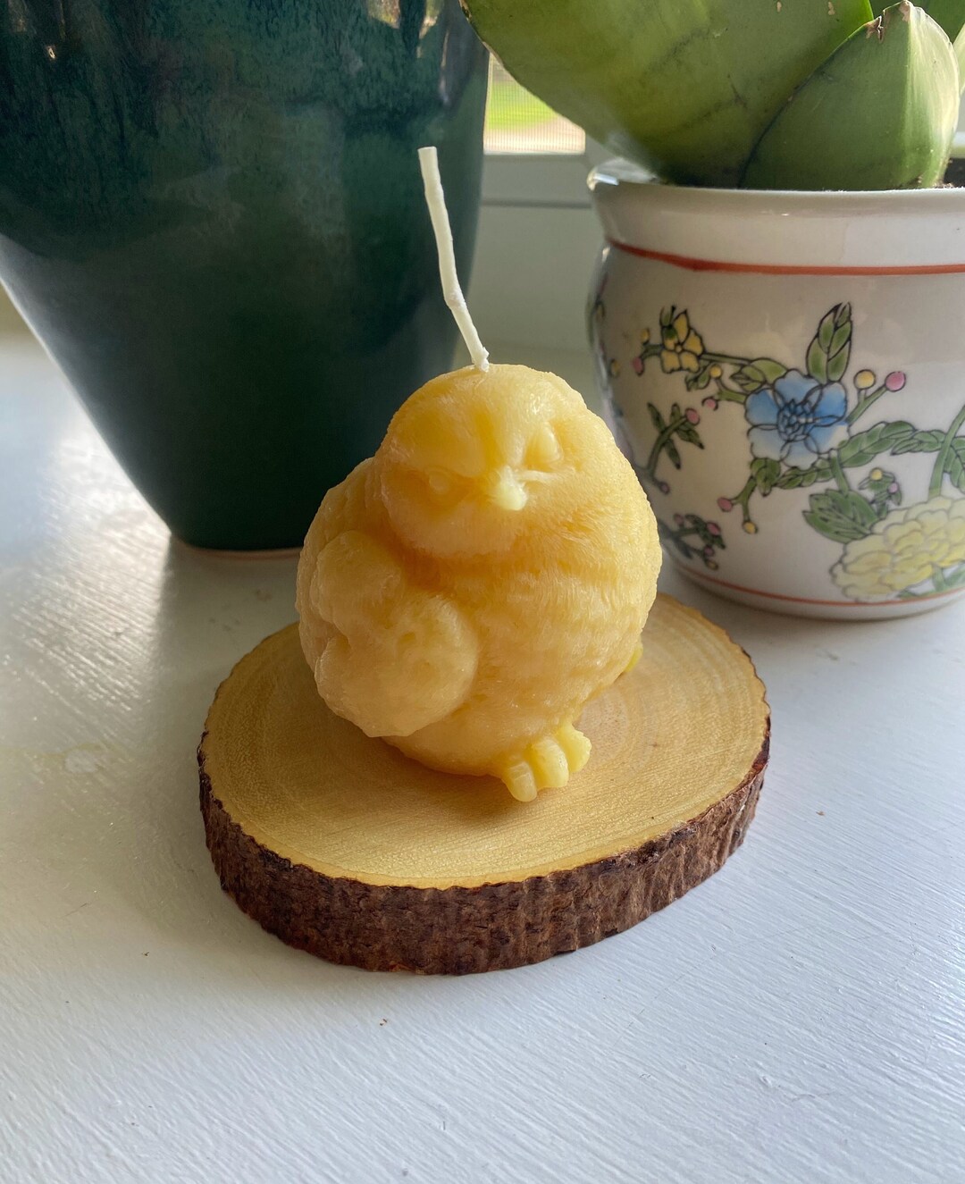 Birdy Beeswax Candle / All Natural Bees Wax Candles / Fledgling / Baby ...