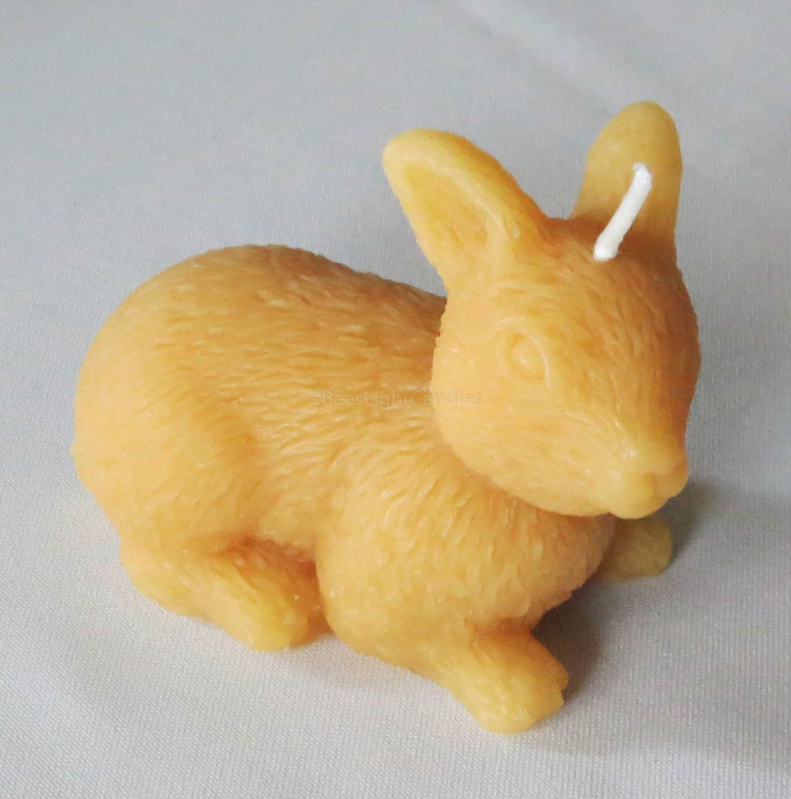 Bunny Rabbit Candle Made of All Natural Beeswax & Cotton Wicking ...