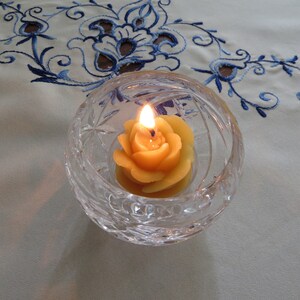Rose Tea Light Candle Set / Handcrafted in the USA / 100% Pure ...