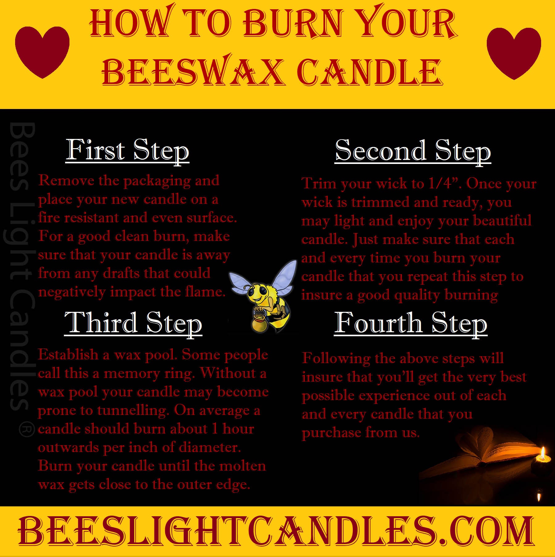 Beeswax Pillar Fern Candle / 100% Natural Bees Wax / - Etsy