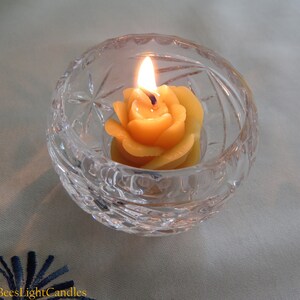 Rose Tea Light Candle Set / Handcrafted in the USA / 100% Pure ...