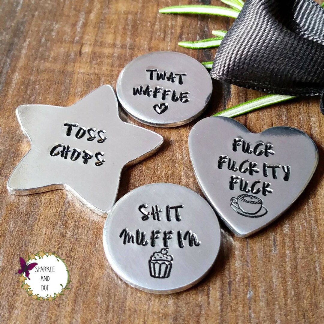 Swear Word Tokens, Mature Fridge Magnets, Funny Home Accessories ...