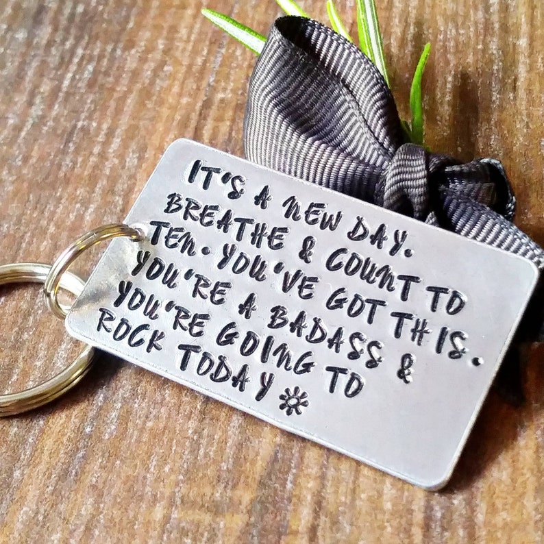 You've Got This Keyring Just Breathe Mantra Quote Best - Etsy