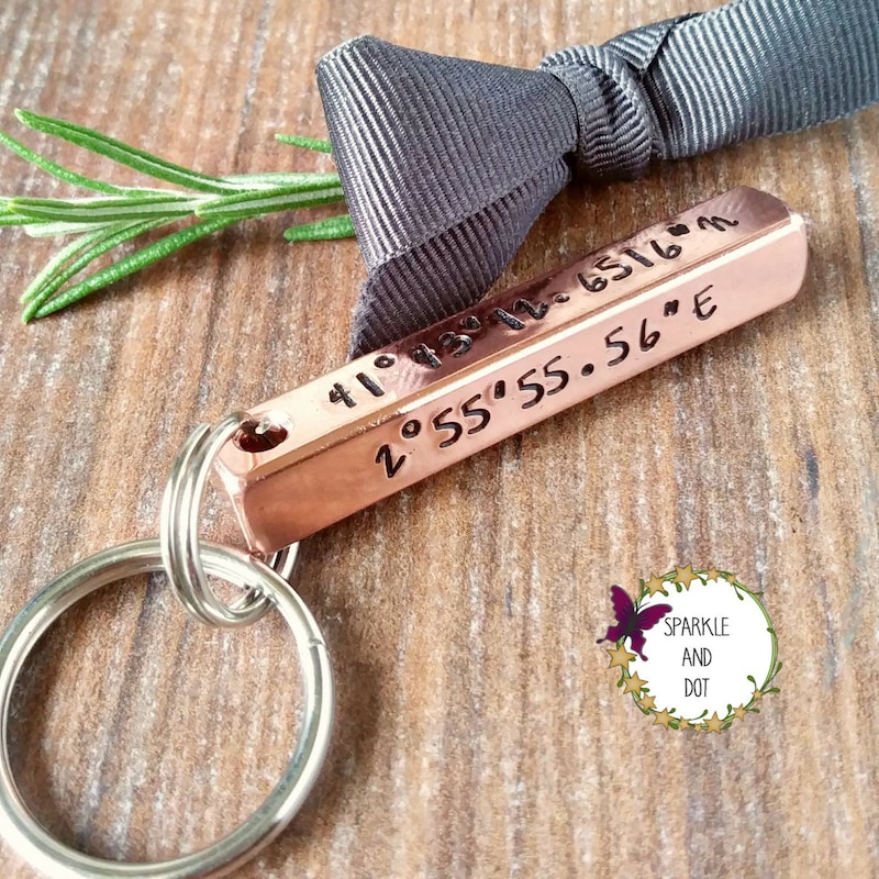 Copper Keyring - Etsy UK