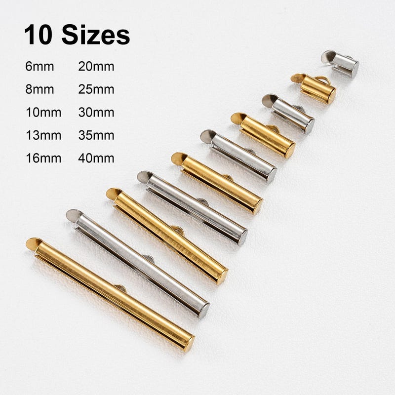 End Caps Slider Clasps - Etsy