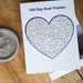 100 Day Goal Tracker: Heart Coloring Page (PDF Digital Download) - Etsy
