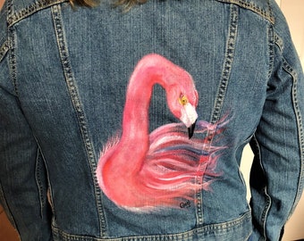 Pink Flamingo Jacket - Etsy