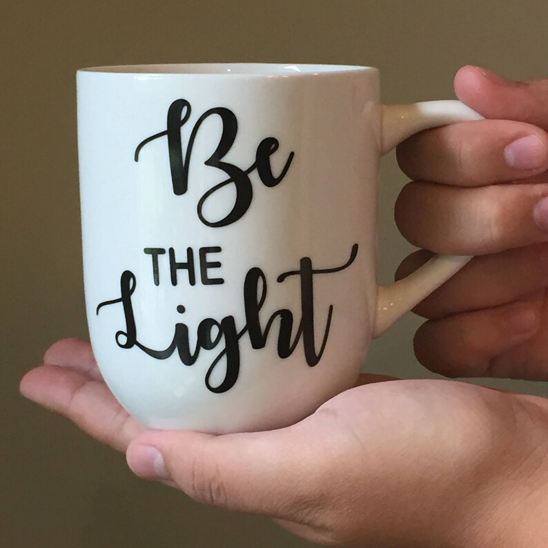 Be Light - Christian Coffee Mug - Matthew 5:16 - Inspirational Mug ...