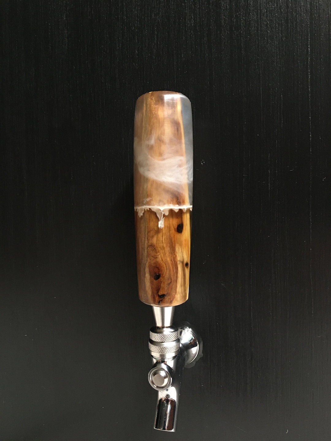 Handmade Epoxy Resin Beer Tap Handle Keg Handle Unique Black Walnut ...