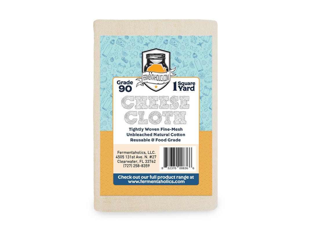 Unbleached Grade 90 Cheesecloth | 1 Yard High Quality, Ultra Fine-mesh ...