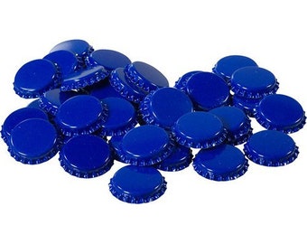 50 Bottle Caps Blue - Etsy