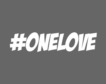 One love sticker | Etsy