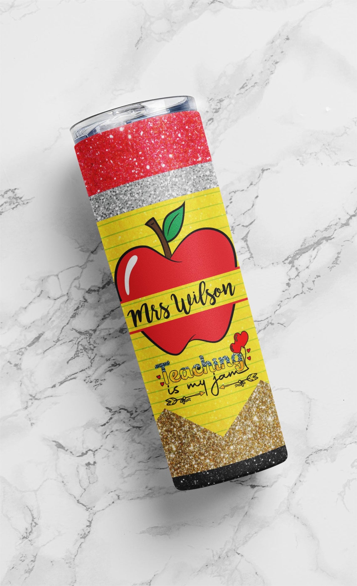 Teacher Life 20 Oz Skinny Tumbler Sublimation Design Template - Etsy