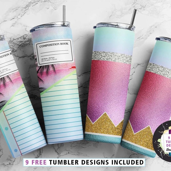 Composition Book Tumbler - Etsy