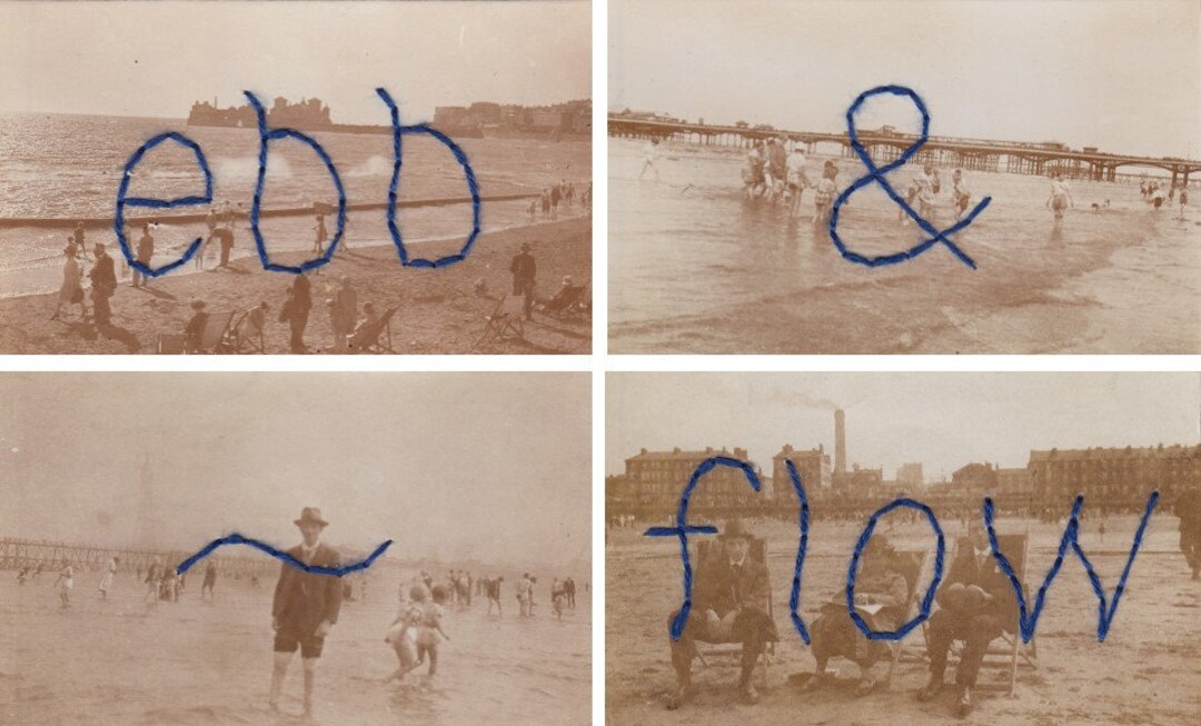 Ebb & Flow: Embroidered Vintage Photographs, Embroidery, Prints ...
