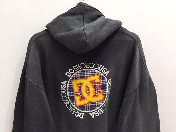 Rare!! Vintage Dc Shoes USA Big Logo Spellout Embroid… - Gem