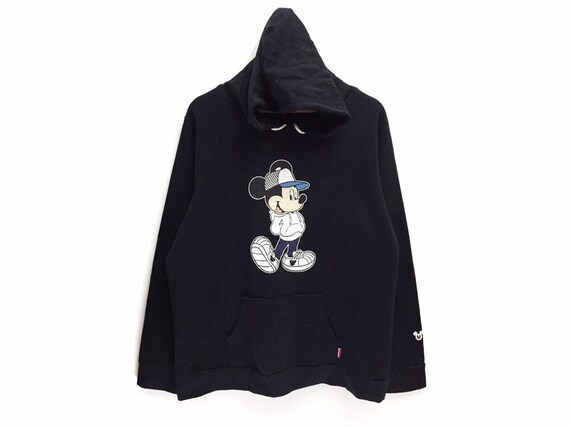 Rare!! Mickey Mouse Disney Cartoon Spellout Pullover … - Gem