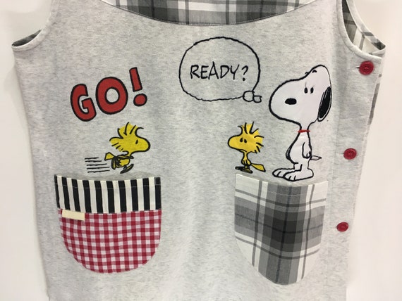 Rare!! Vintage Snoopy Peanuts Charlie Brown Dress Wom… - Gem