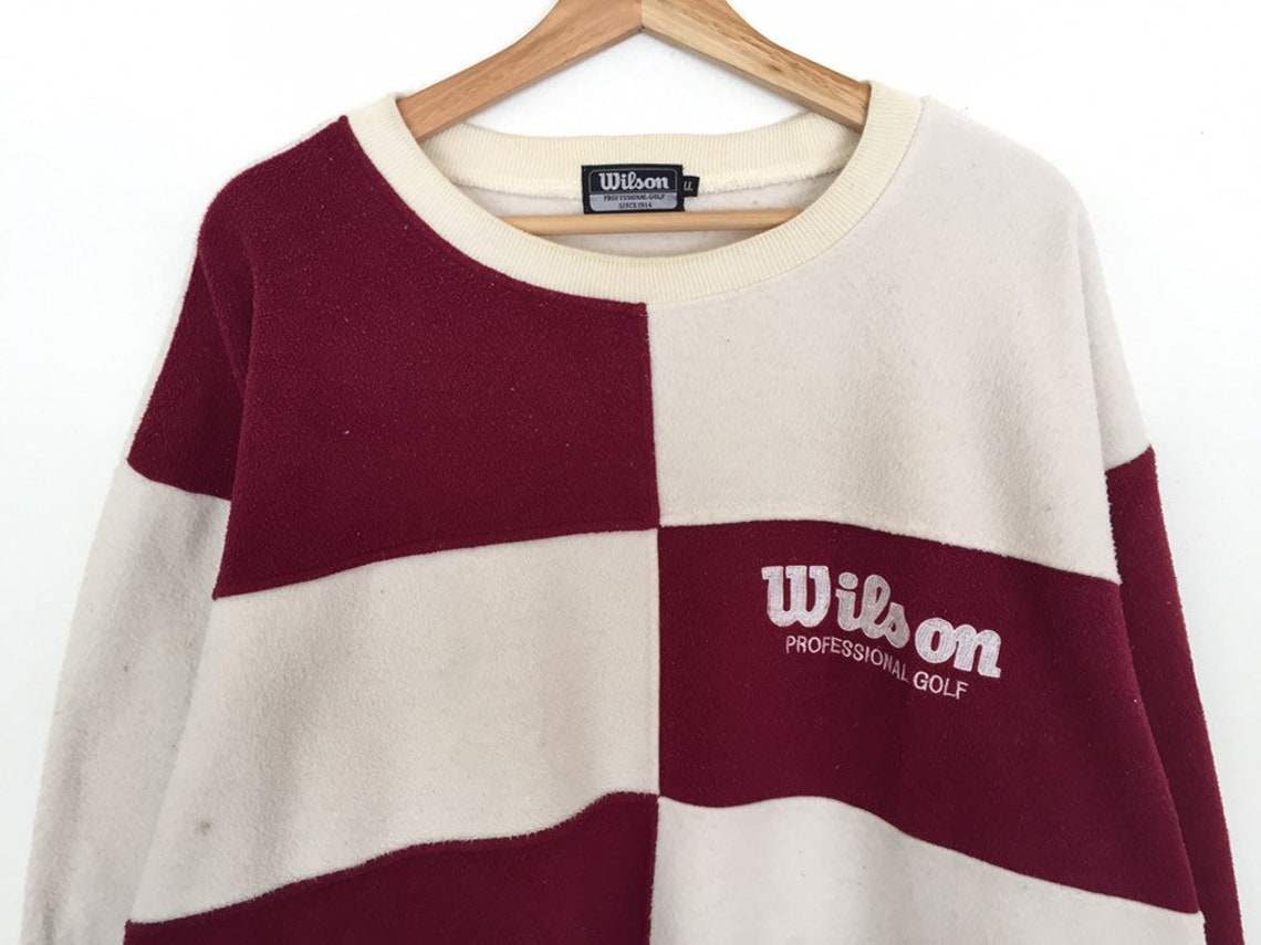 Rare Wilson Golf Spellout Embroidery Pullover Jumper Sweater | Etsy