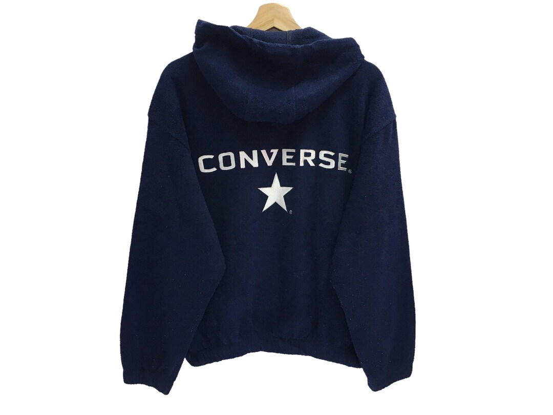 Rare!! Vintage Converse All Star Spllout Embroidery Pullover Jumper ...