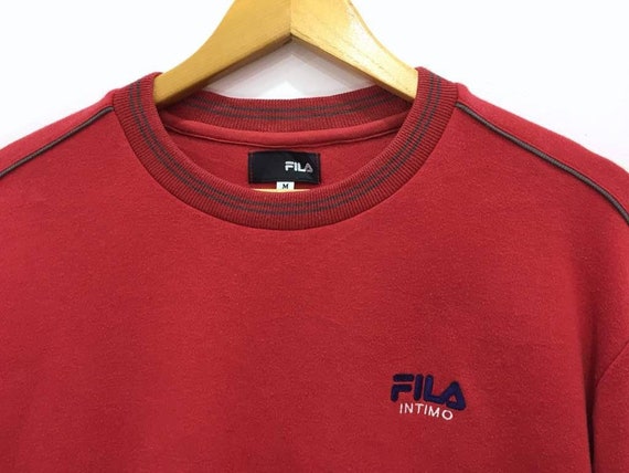 Rare!! Fila Small Logo Spellout Embroidery Pullover J… - Gem