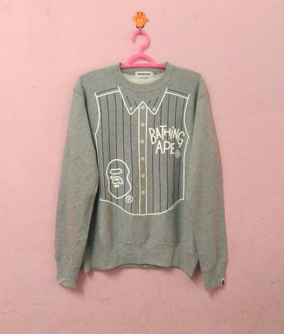 Rare Bathing Ape Bape Pullover Jumper Spellout Sweatshirt - Etsy