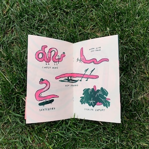 An Illustrated Book About Worms - Etsy