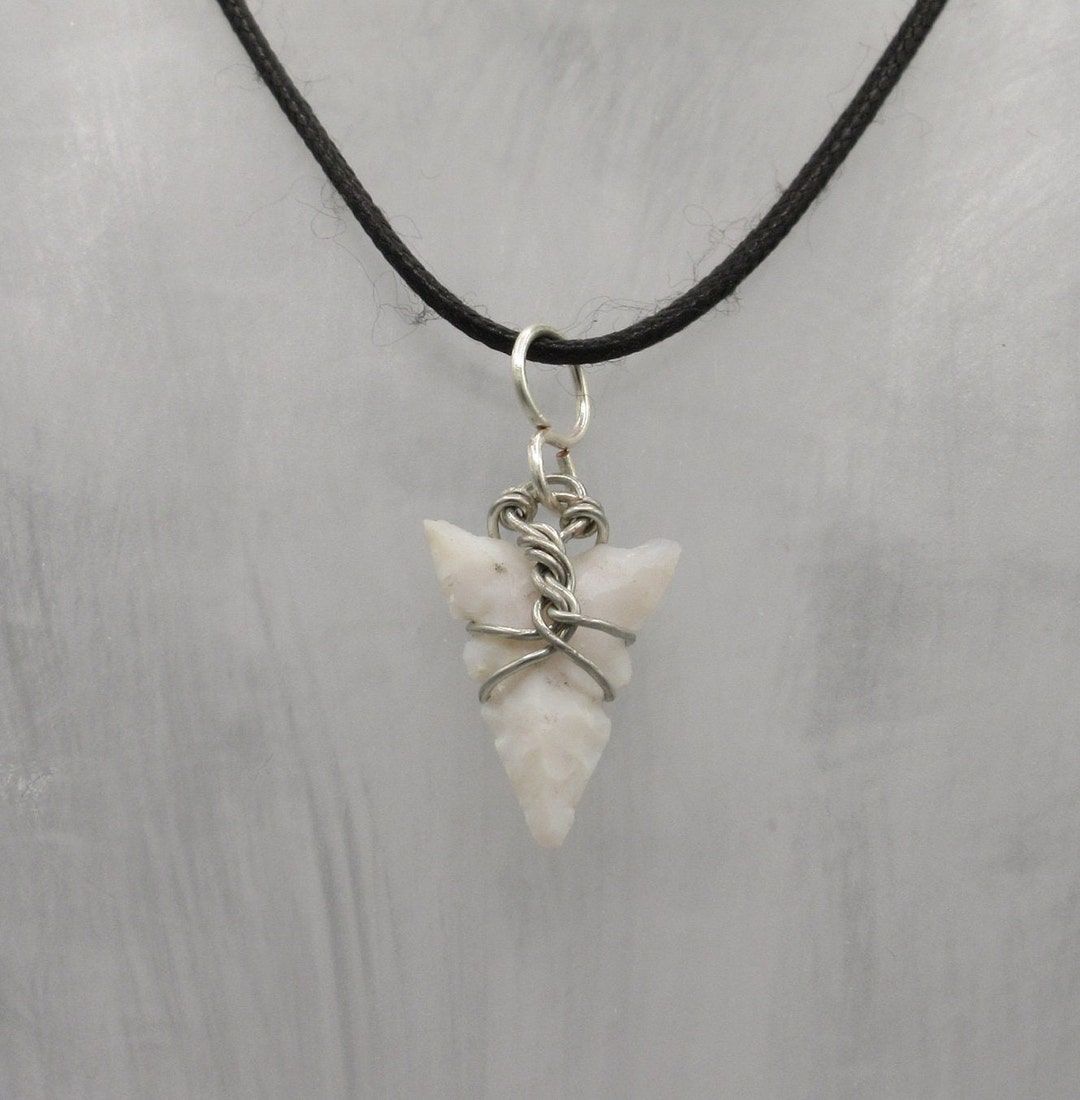 Hand Carved Arrow Head Wire Wrapped Mini - Etsy