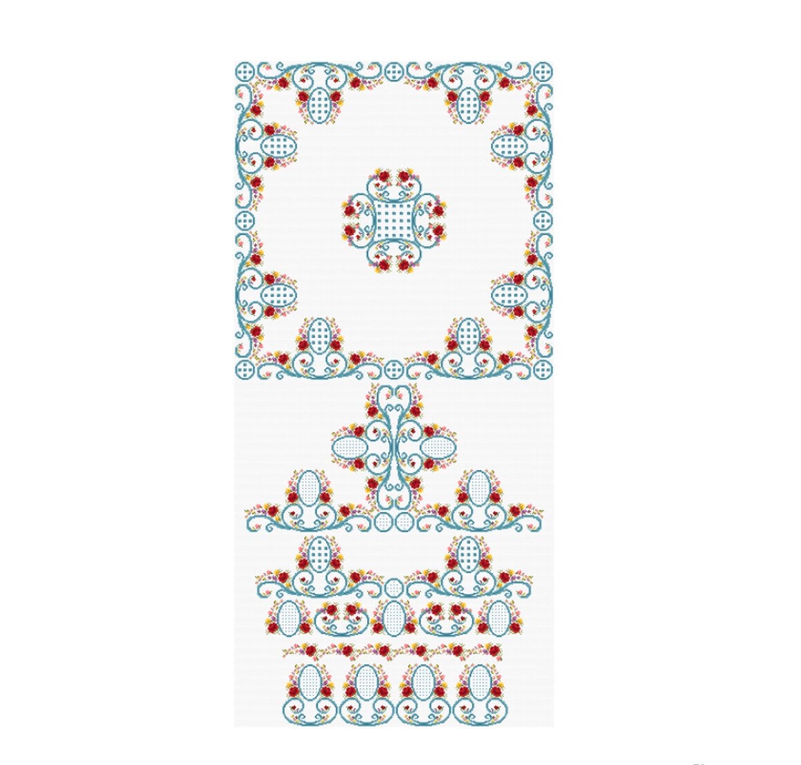 Floral Cross Stitch Pattern Collection of More Than 70 | Etsy