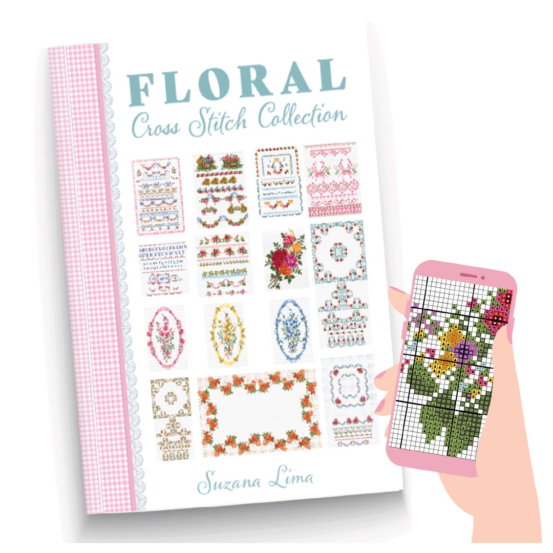 Floral Cross Stitch Pattern Collection of More Than 70 Patterns/borders ...