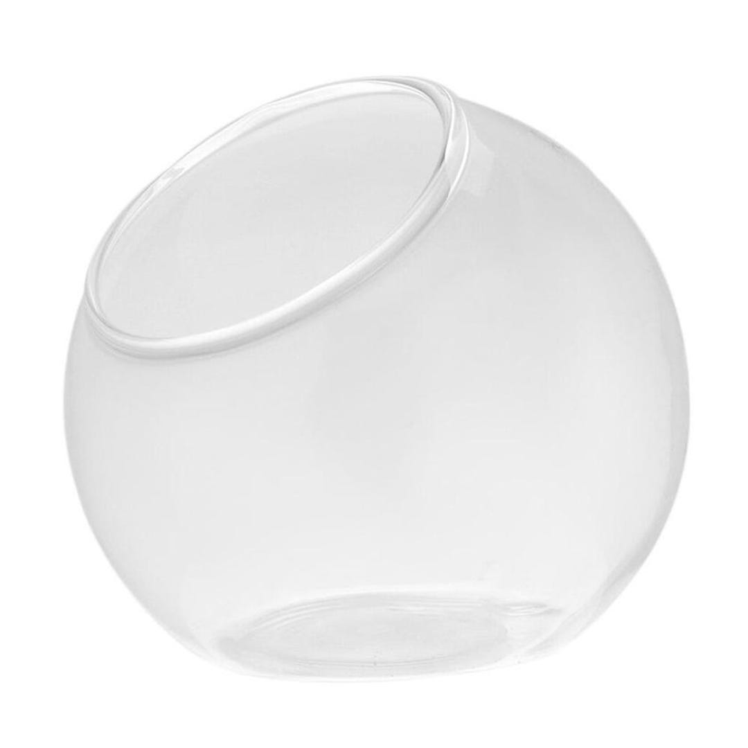 4 Pieces X 4inch (100mm) Incline Glass Bell Dome Flower Preservation ...