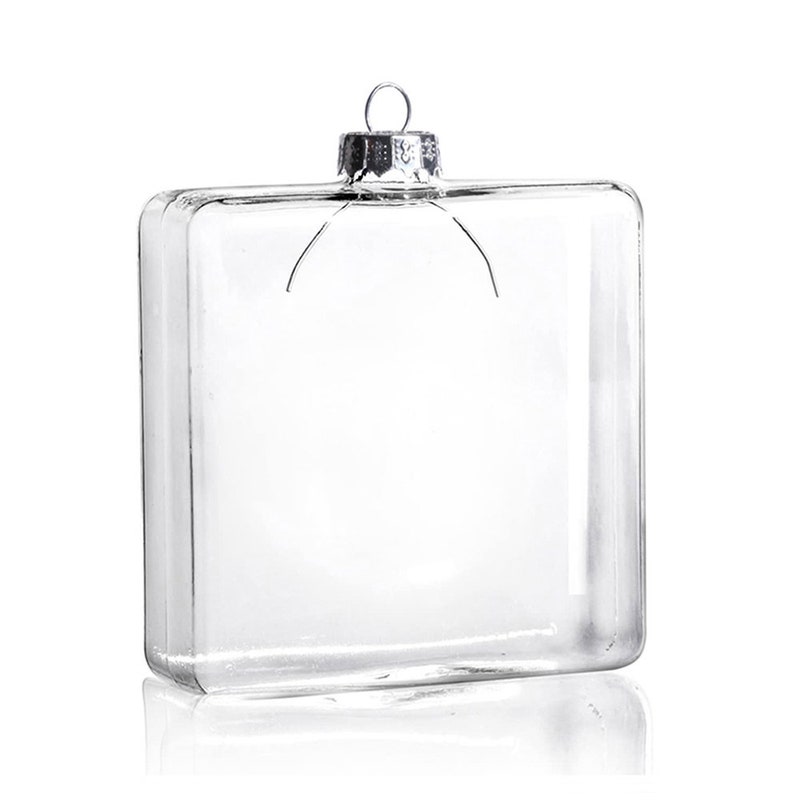 Square Glass Ornament - Etsy