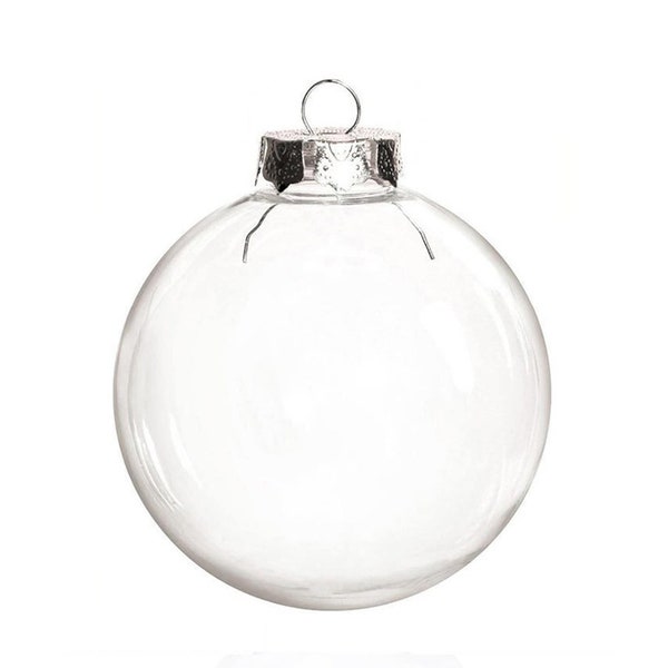 Clear Baubles - Etsy UK