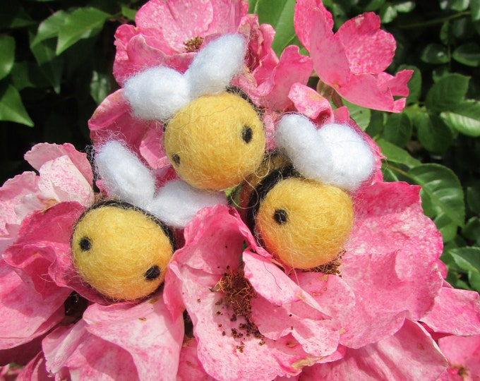Bee Bumble Bee Felt Cute Gifts for Her Bumblebee Ornament - Etsy