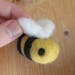 Bee Bumble Bee Felt Cute Gifts for Her Bumblebee Ornament - Etsy