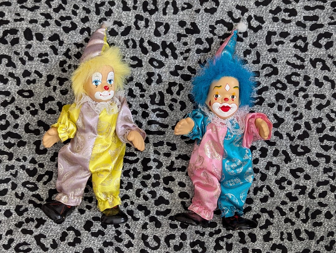 Shiny Weird Clown Dolls From Daysela's Small Little Shop of Strange and ...