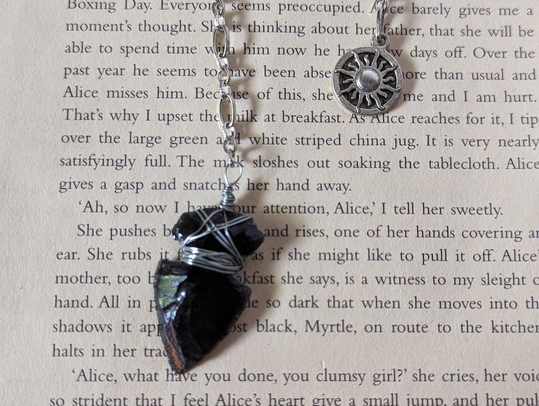 Black Obsidian Arrow Head Pendulum by Daysela. Handmade Pendulums ...