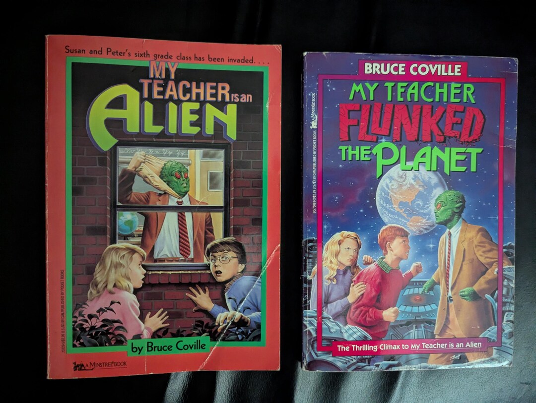 My Teacher is an Alien. My Teacher Flunked the Planet. Vintage YA Books ...